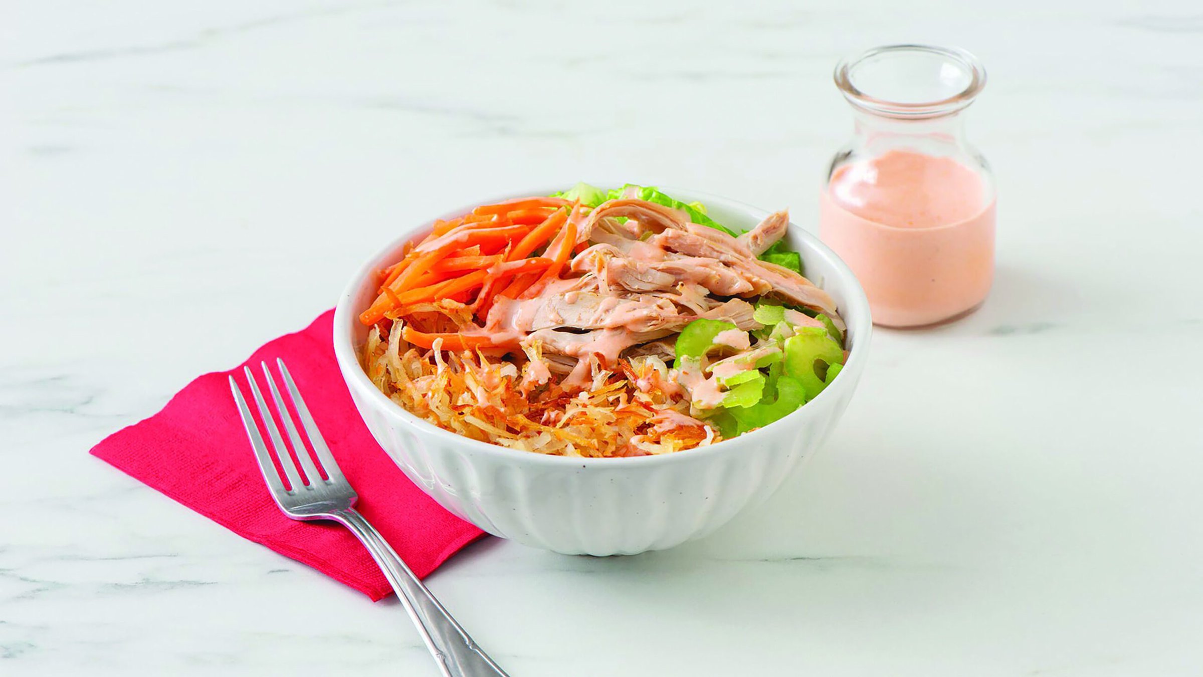 Buffalo Chicken Hash Brown Bowl – School Nutrition Association