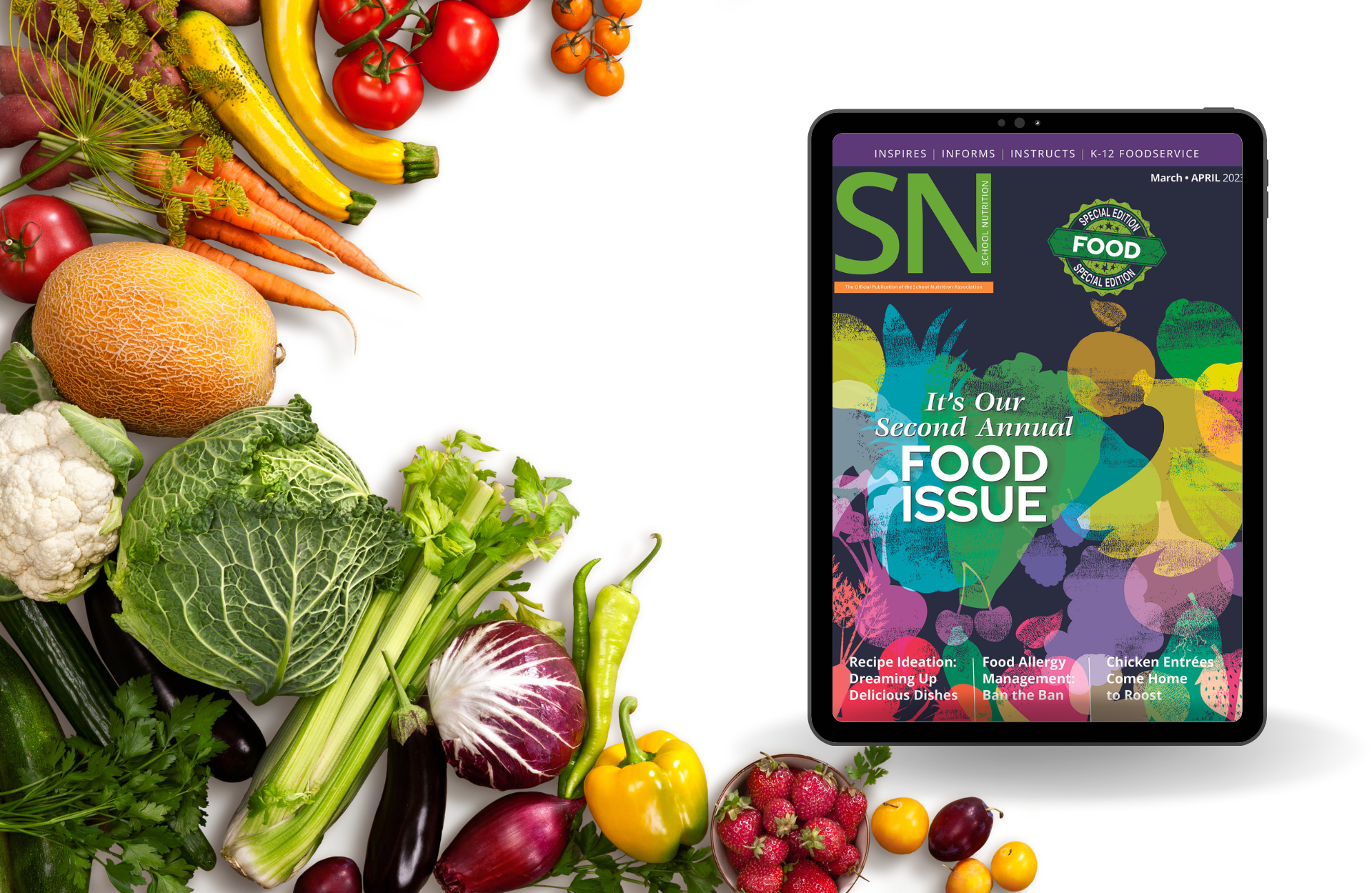 SN Magazine: The Second Annual Food Issue – School Nutrition Association