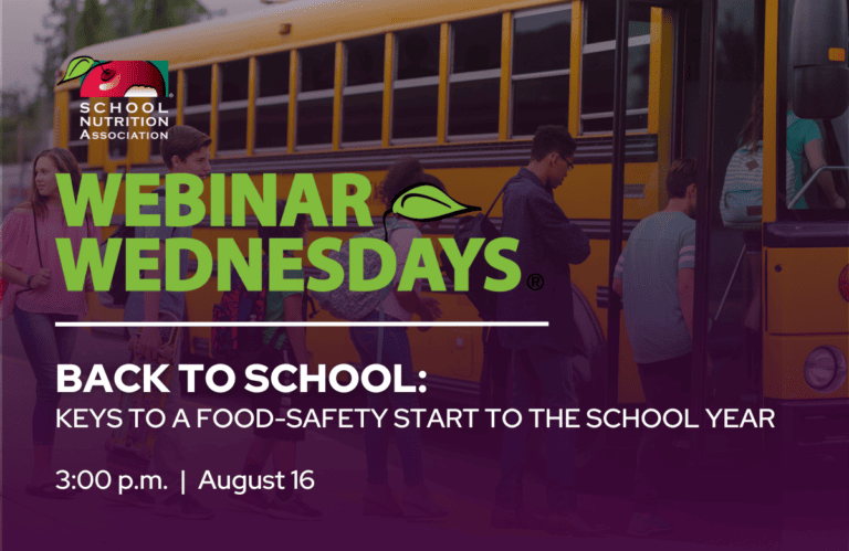 Back to School: Keys to a Food-Safety Start to the School Year – School ...