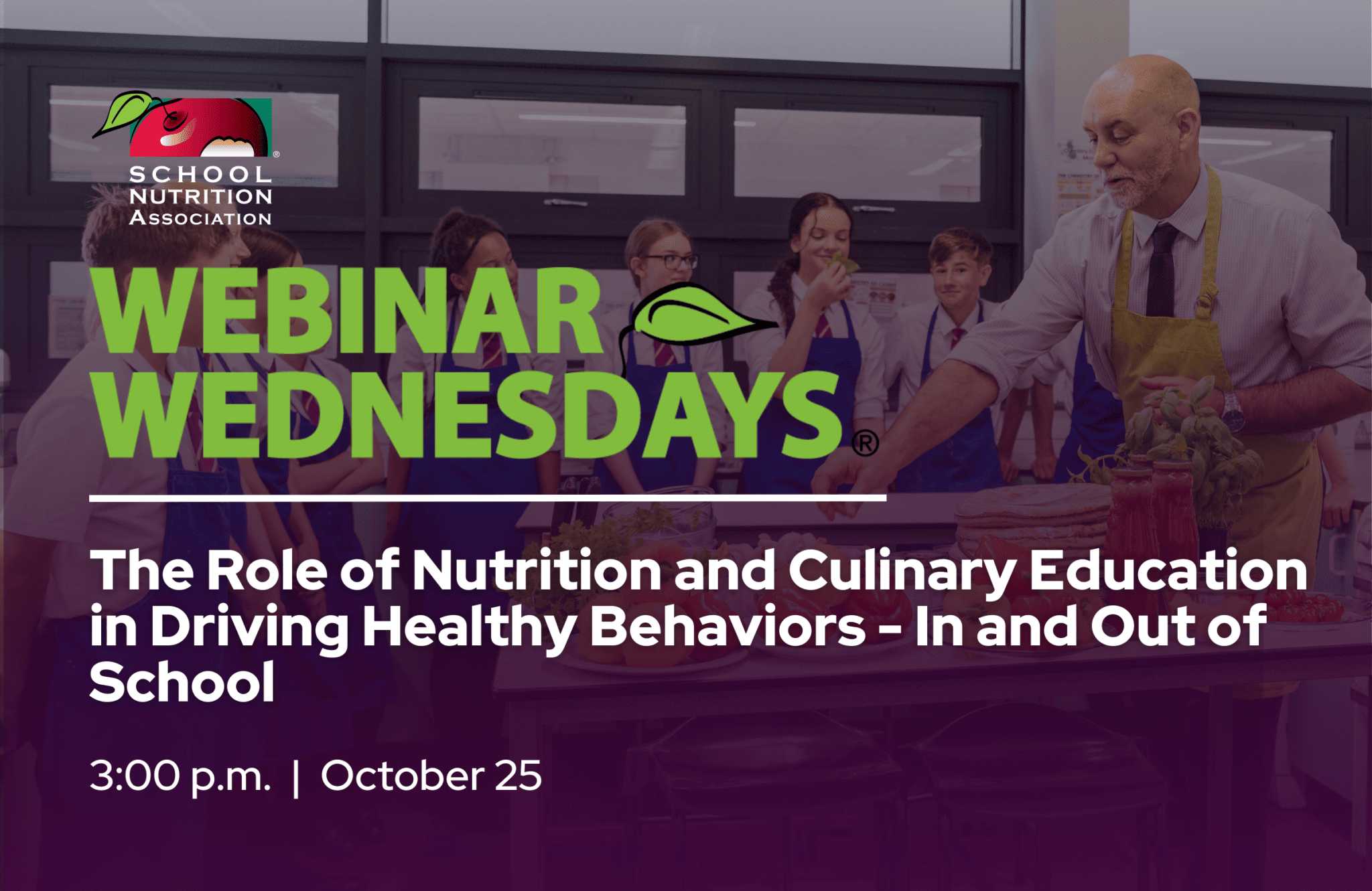 Live Webinars – School Nutrition Association