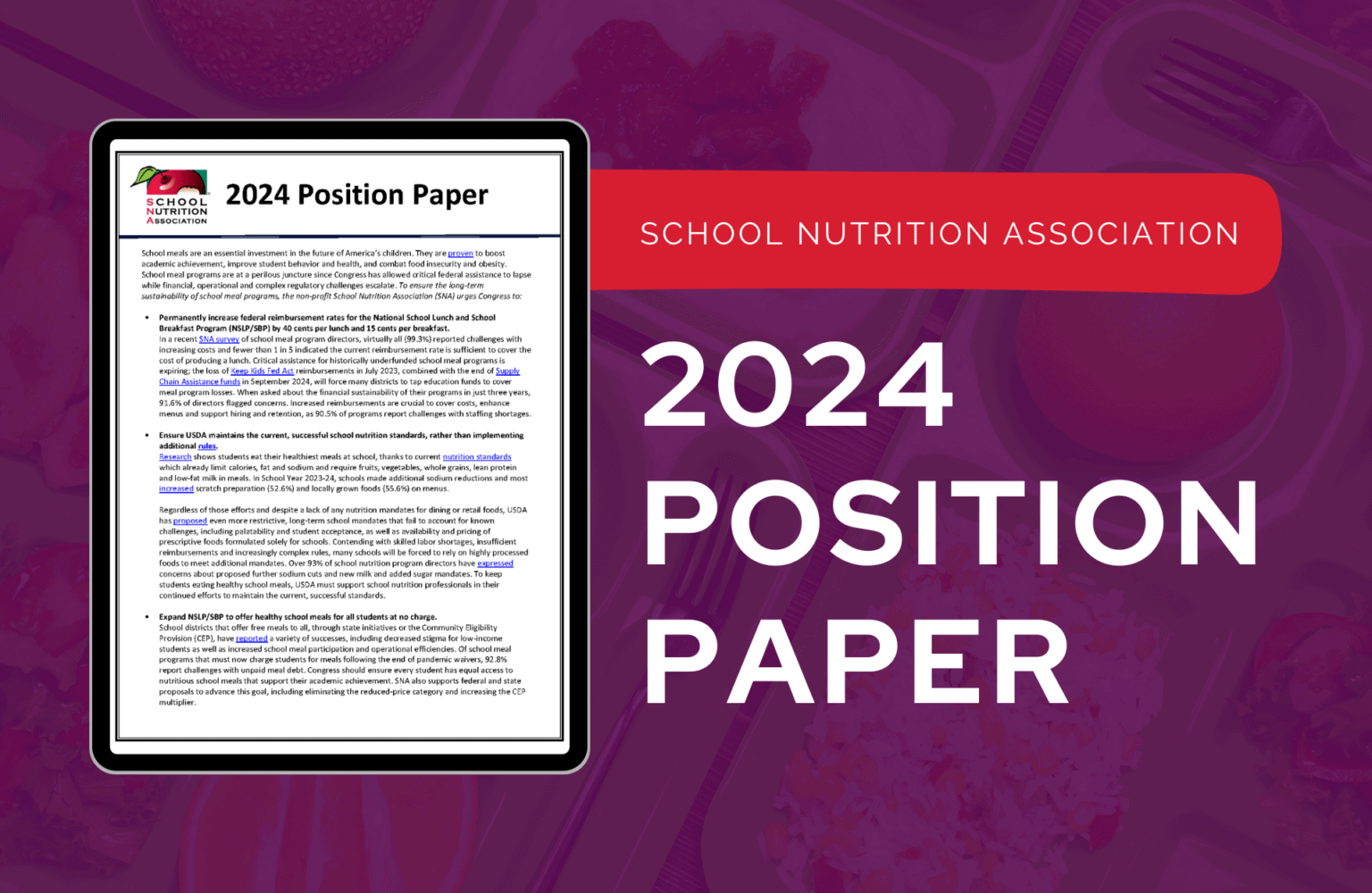 School Nutrition Association - Feeding Bodies. Fueling Minds.